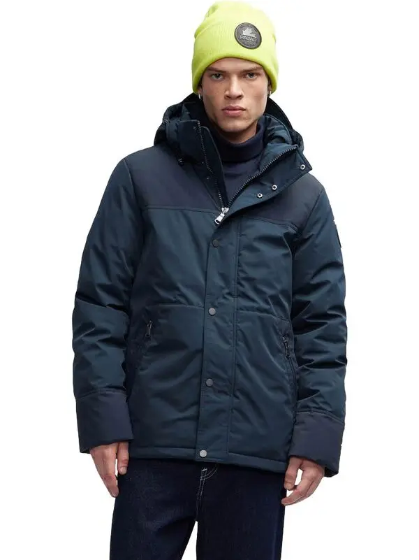 Pajar Wiyot Mixed Media Lightweight Jacket - Navy