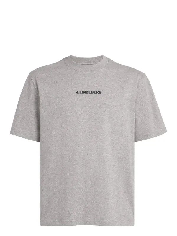 J. Lindeberg Cotton Logo Hale T-shirt - Grey