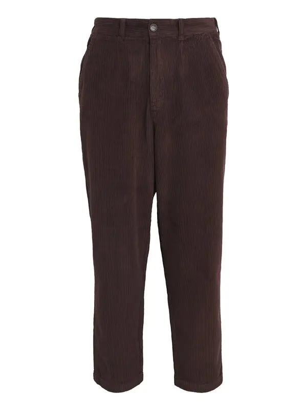 Barbour Stretch-cotton Corduroy Relaxed Trousers - Brown