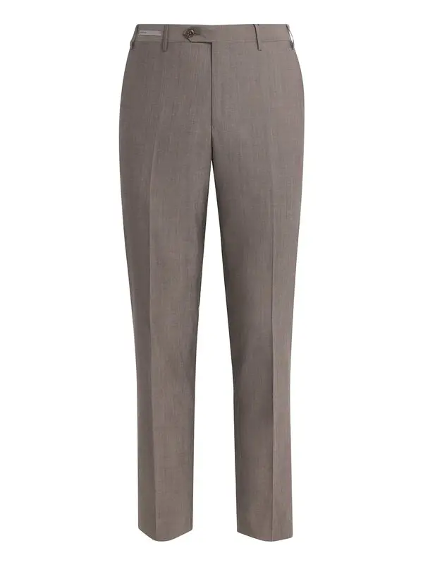 Corneliani Virgin Wool Trousers - Beige