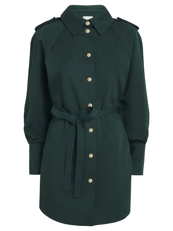 Patou Sailor Mini Dress - Green