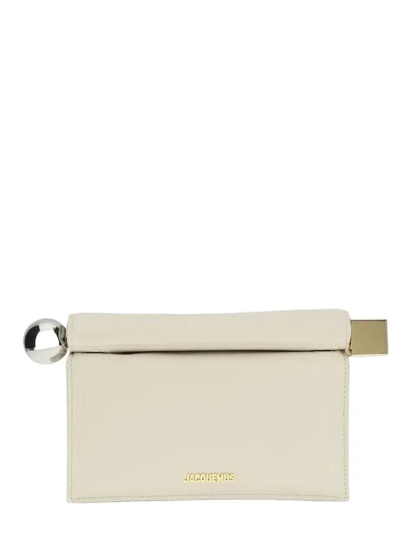 Jacquemus Clutch Handbag - Ivory