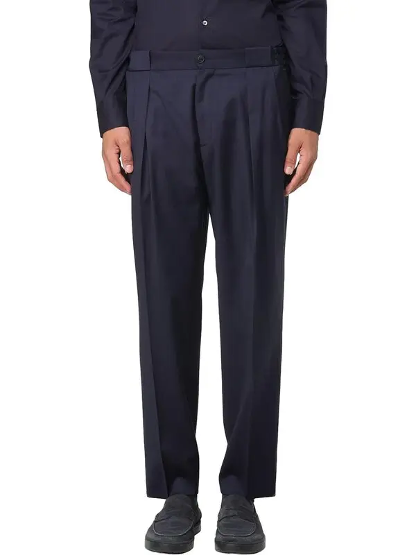 MANUEL RITZ Pleated Trousers - Blue