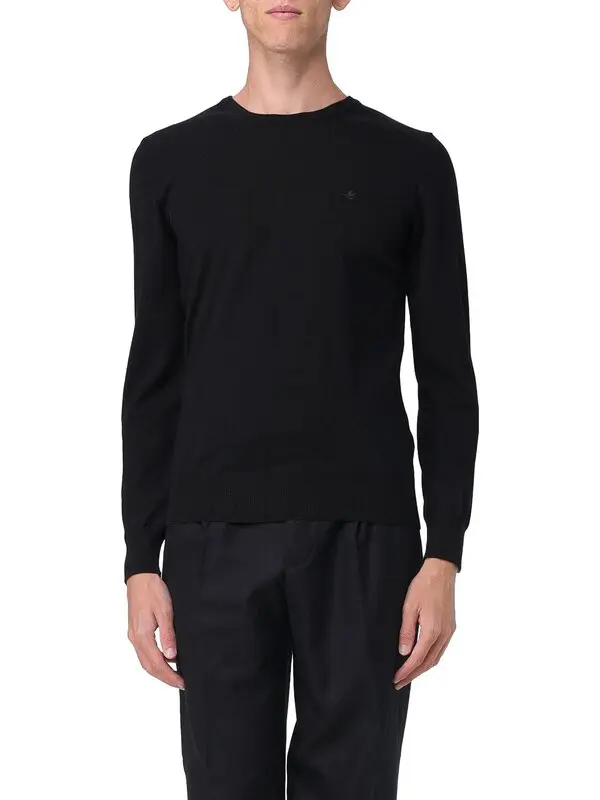 BROOKSFIELD Crew Neck Sweater - Black