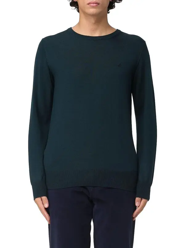 BROOKSFIELD Crew Neck Sweater - Green