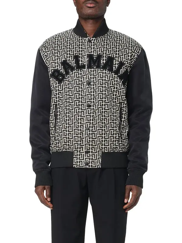 Balmain Printed Jacket - Black