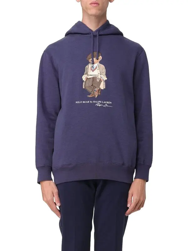 Polo Ralph Lauren Printed Fleece Sweatshirt - Blue