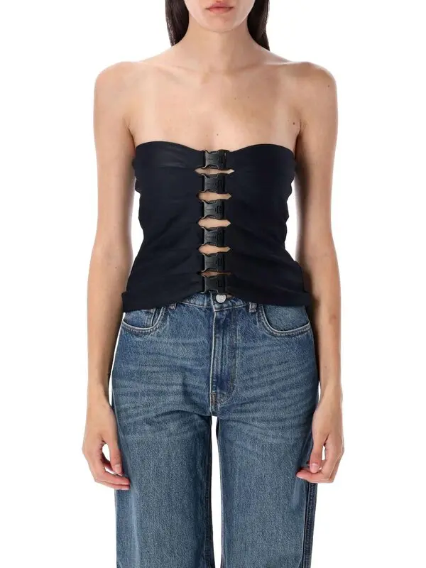 Coperni Strapless Top - Black