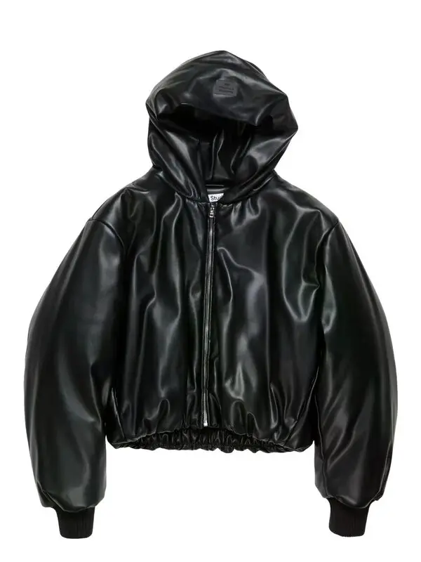 Acne Studios Hooded Puffer Jacket - Black