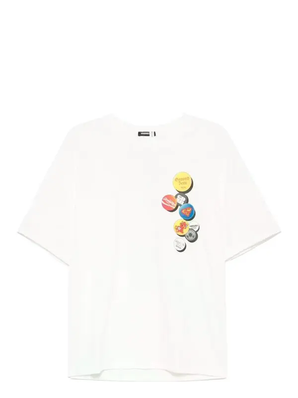 GROUND ZERO Printed T-shirt - White