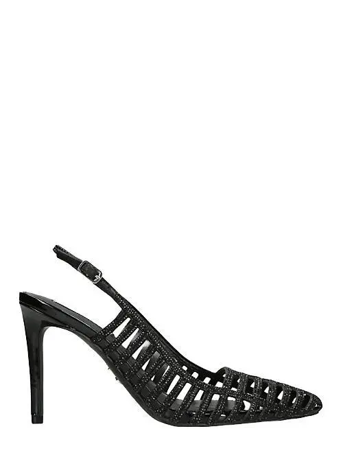Steve Madden Carleigh Heeled Slingbacks - Black