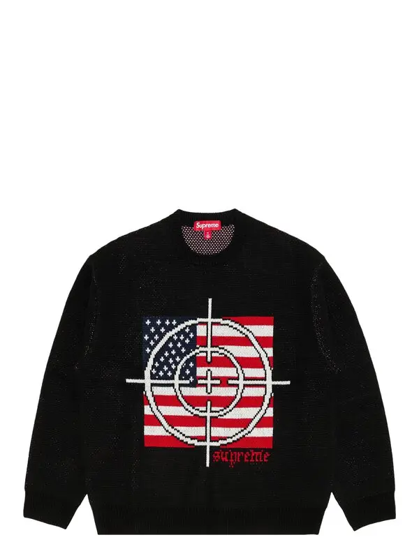 Supreme Target Sweater - Black