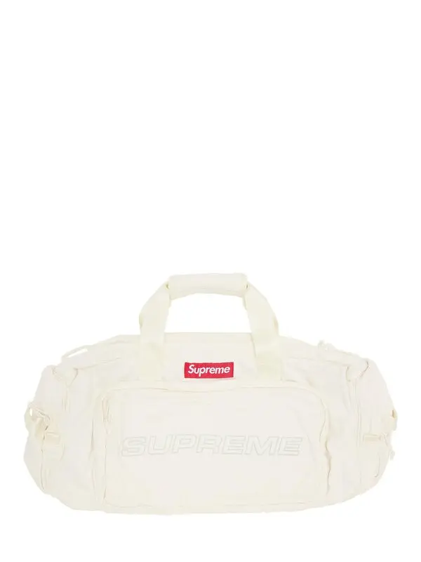 Supreme Denim Duffle Bag - White