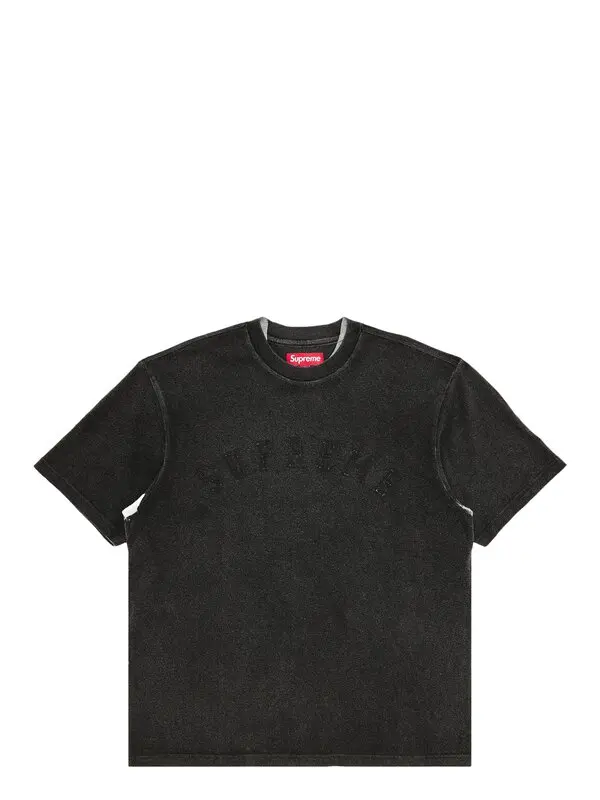 Supreme Overprint Short-sleeve Top - Black