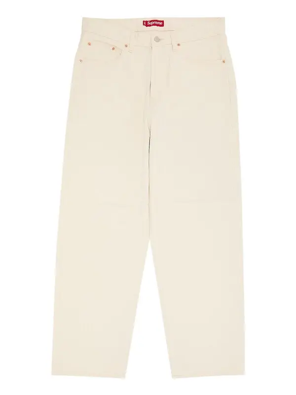 Supreme Baggy Selvedge Jean - Cream