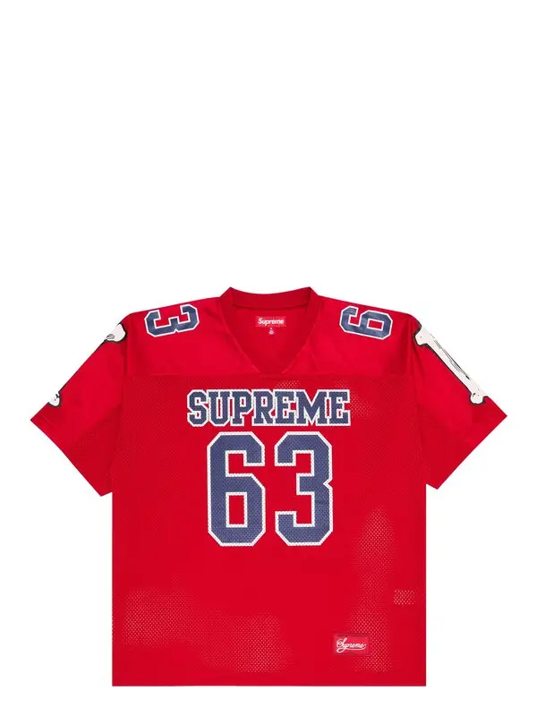 Supreme Bones Football Jersey - Red