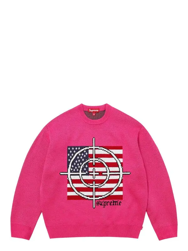 Supreme Target Sweater - Pink