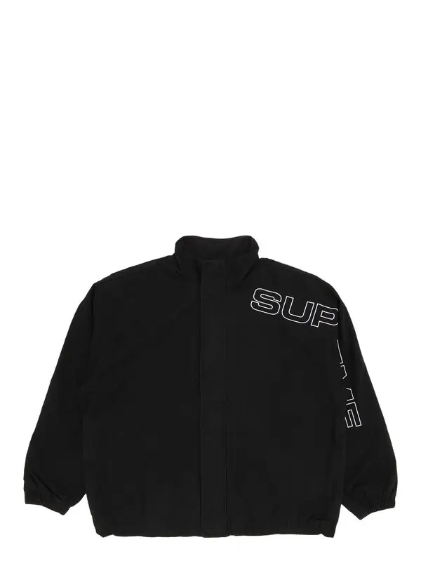 Supreme Embroidered Ripstop Track Jacket - Black