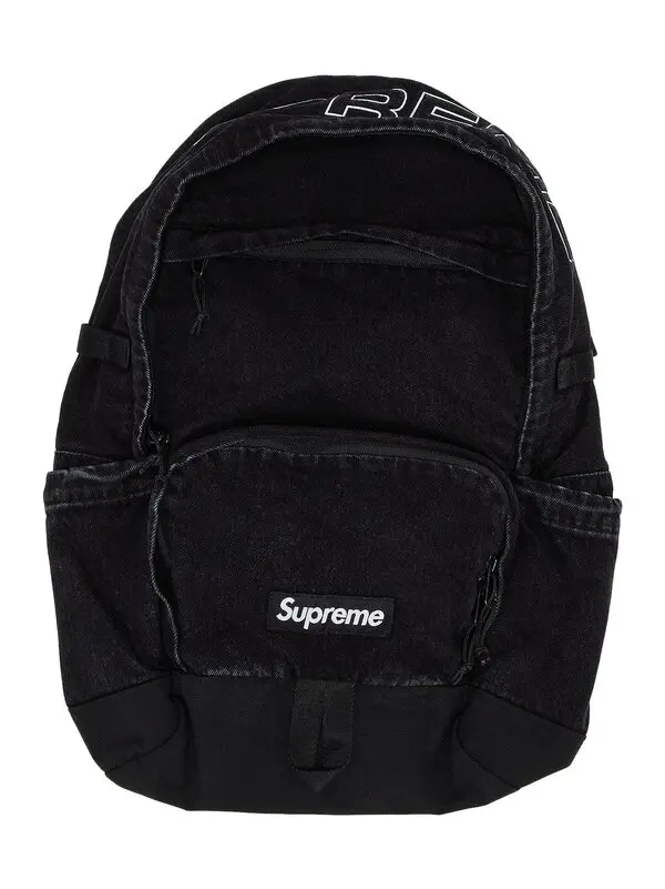 Supreme Denim Backpack - Black