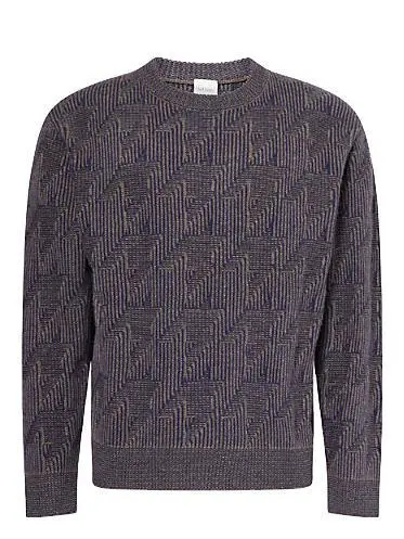 Paul Smith Jacquard-pattern Wool Jumper - Medium Beige