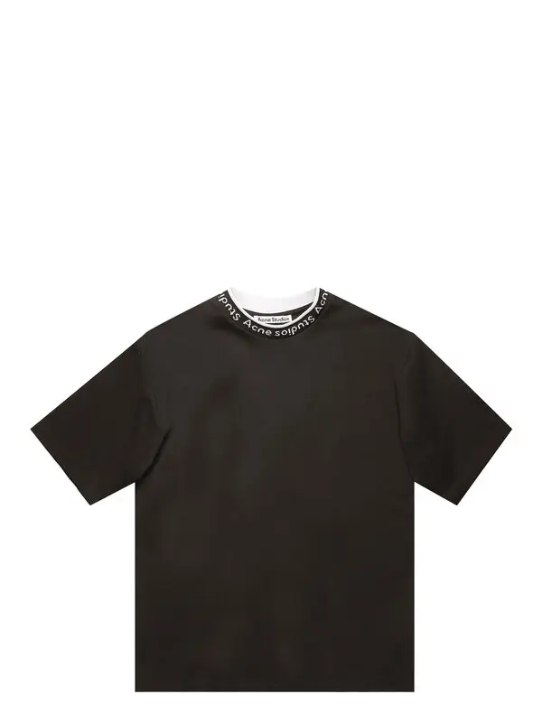 Acne Studios Logo Jacquard T-shirt - Black