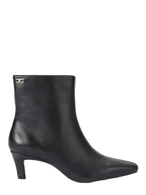 Carvela Heeled Leather Ankle Boots - Black