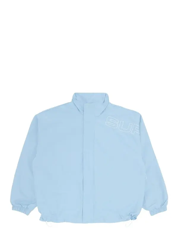Supreme Spellout Embroidered Ripstop Track Jacket - Blue