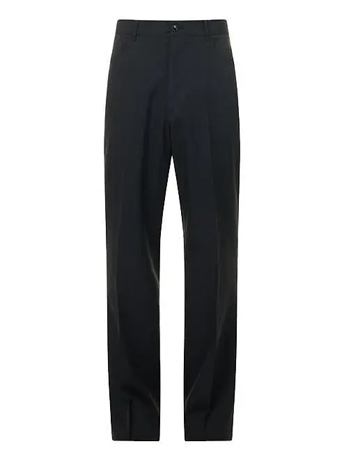 Amiri Boot-cut Straight-leg Woven Trousers - Black