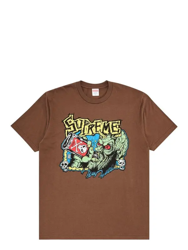 Supreme Fuckin Blowout Tee - Brown