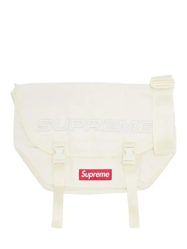 Supreme Denim Messenger Bag - White