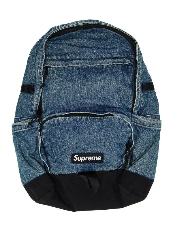 Supreme Denim Backpack - Blue