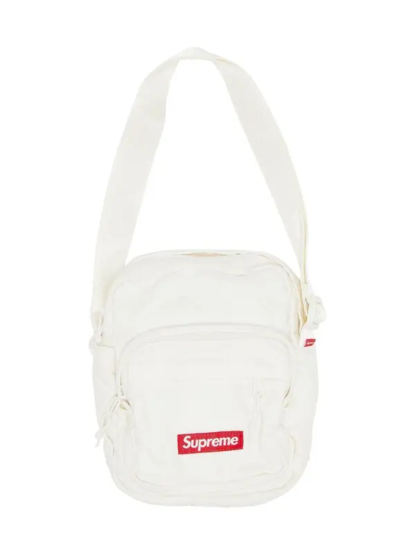 Supreme Denim Shoulder Bag - White
