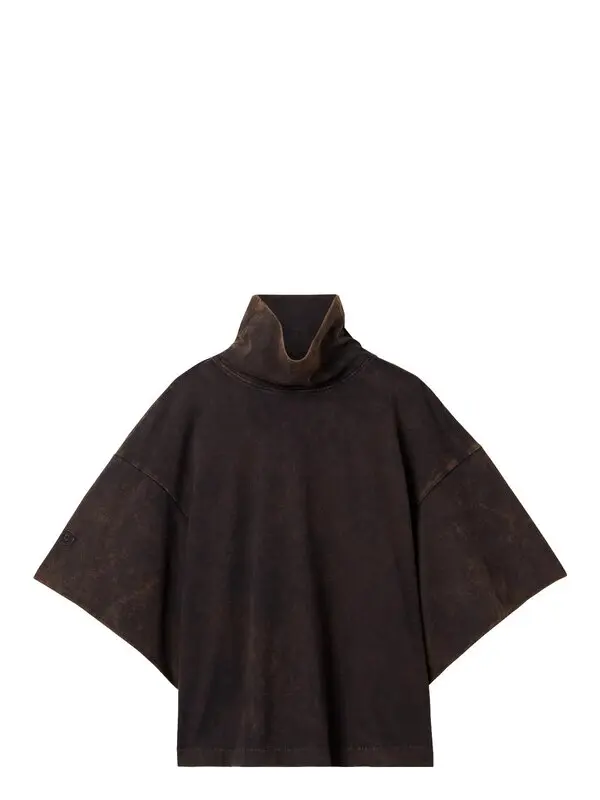 RÙADH Orbital Organic Cotton-jersey T-shirt - Brown