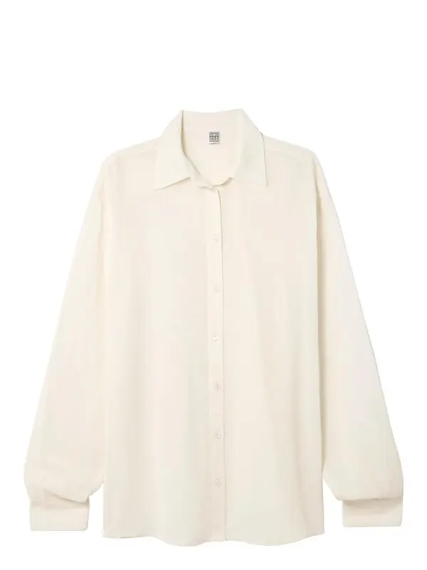 TOTEME Voile Button-up Shirt - White
