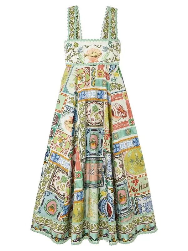 ALEMAIS Tommasina Printed Maxi Dress - Multi