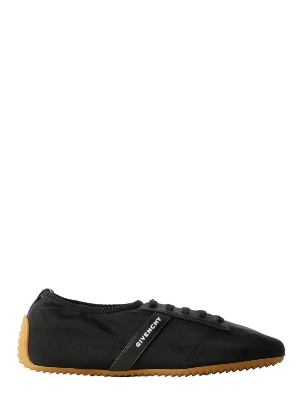 Givenchy Leather-trimmed Mesh Sneakers - Black