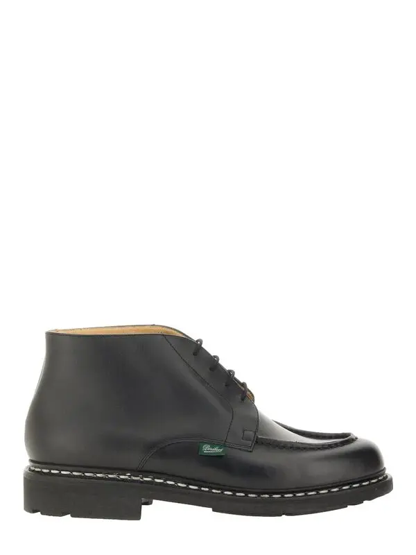 Paraboot Leather Boot - Black