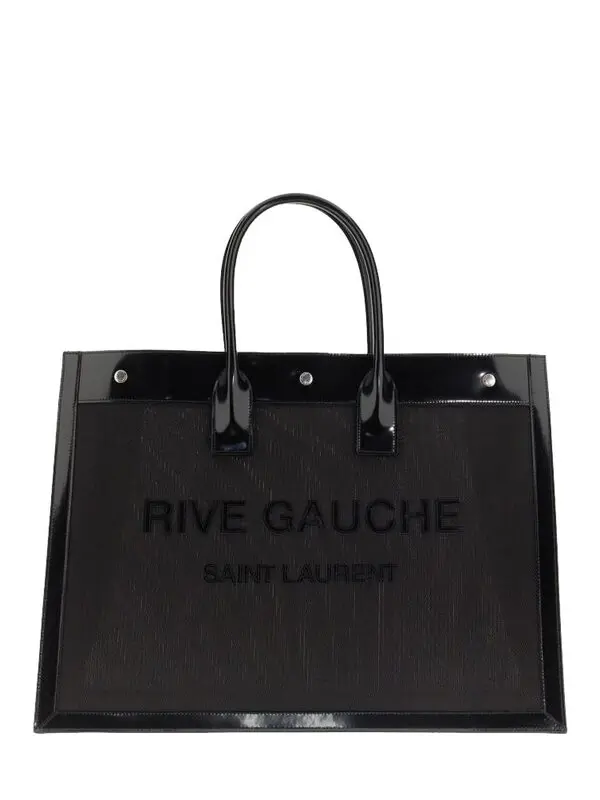 Saint Laurent Rive Gauche Medium Tote Bag - Black