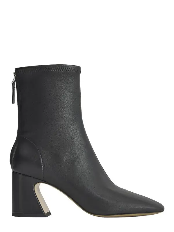 Everlane Leather Curved-heel Boots - Black