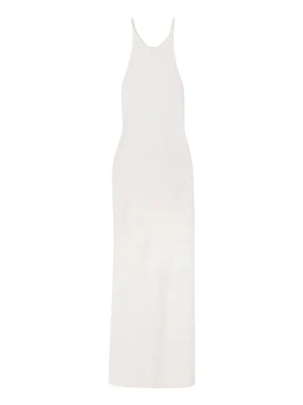 THE ROW Johanne Silk-crepe Maxi Dress - White