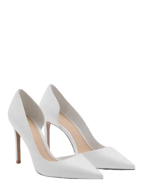 Mango Audrey D'orsay Pump - White