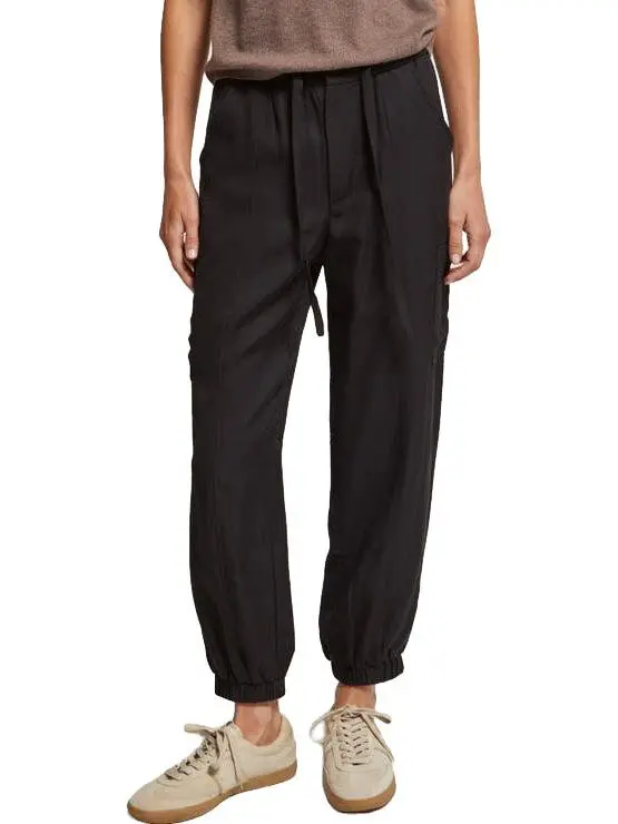 CRESCENT Lightweight Cargo Jogger Pants - Black