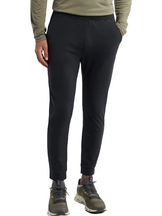 FREE FLY High Mile Stretch Nylon Joggers - Black