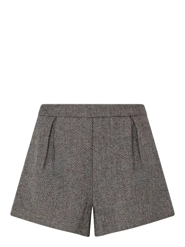 MILLY Drew Tweed Short - Grey