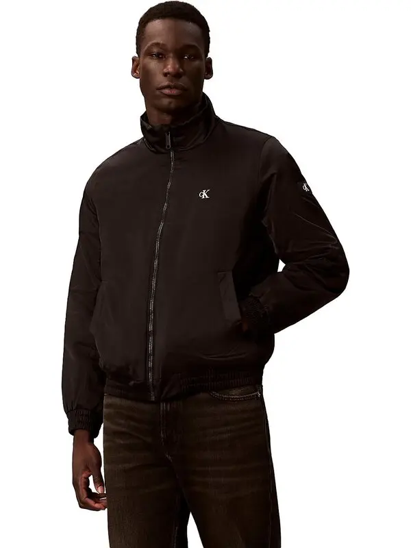 Calvin Klein Padded Zip Jacket - Black