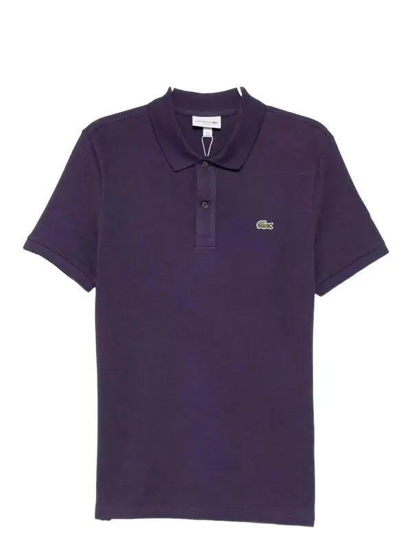 Lacoste Logo-embroidered Polo Shirt - Purple