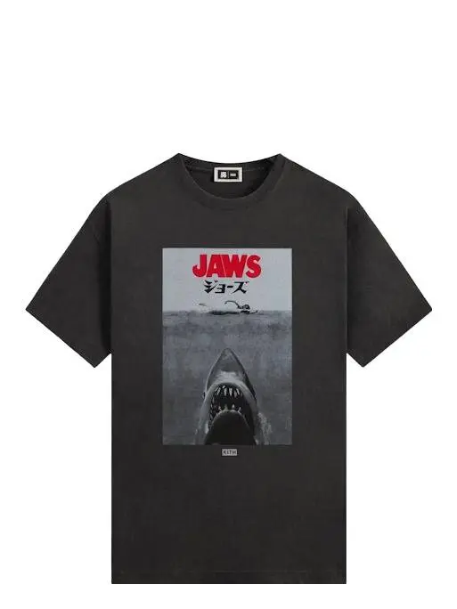 Kith X Jaws Japanese Poster Vintage Tee Shirt - Black