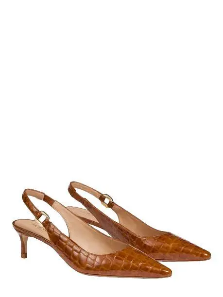 LK BENNETT Lettie Oloid Slingback Pumps - Tan