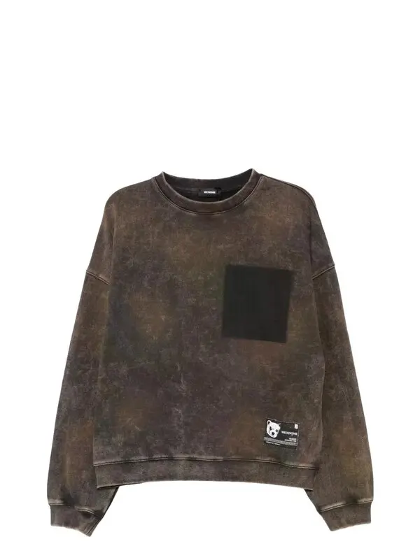 We11Done Logo-embroidered Sweatshirt - Brown
