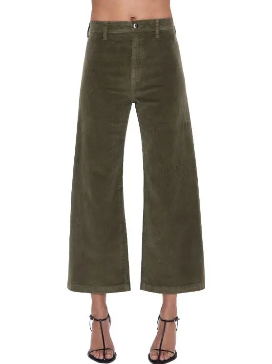 PISTOLA Penny Ankle Wide Leg Corduroy Jeans - Sequoia